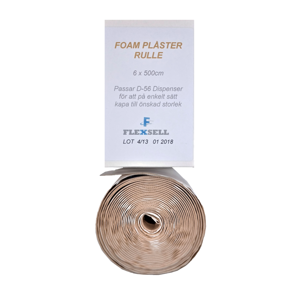 Foam Plåster Rulle 6x500cm - Flexsell AB